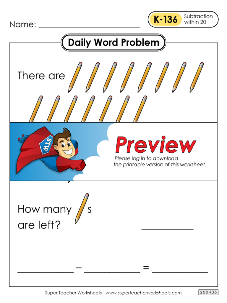 Daily Word Problem k136 140 | PDF