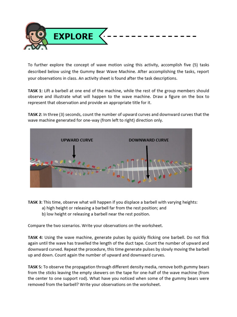 Lab Worksheet 1 | PDF | Waves | Physics