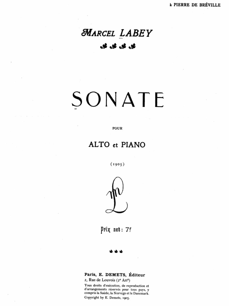 Labey Sonata | PDF