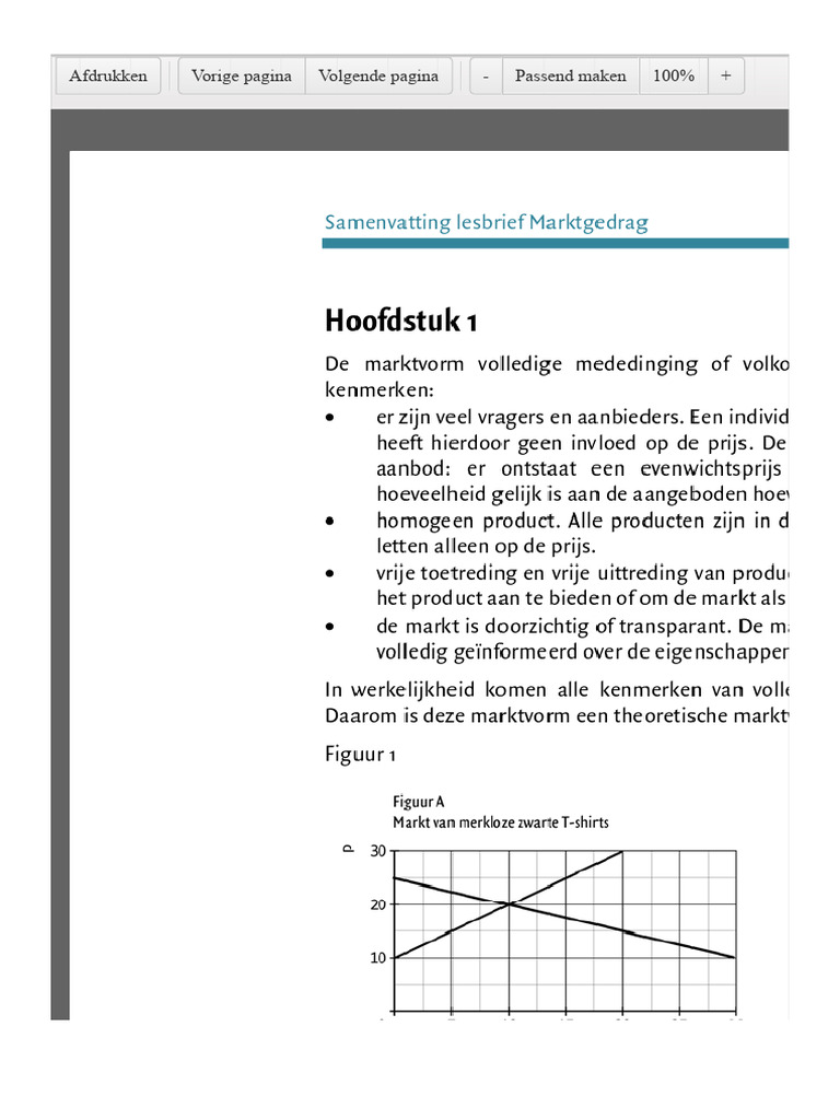 Marktgedrag h1 | PDF