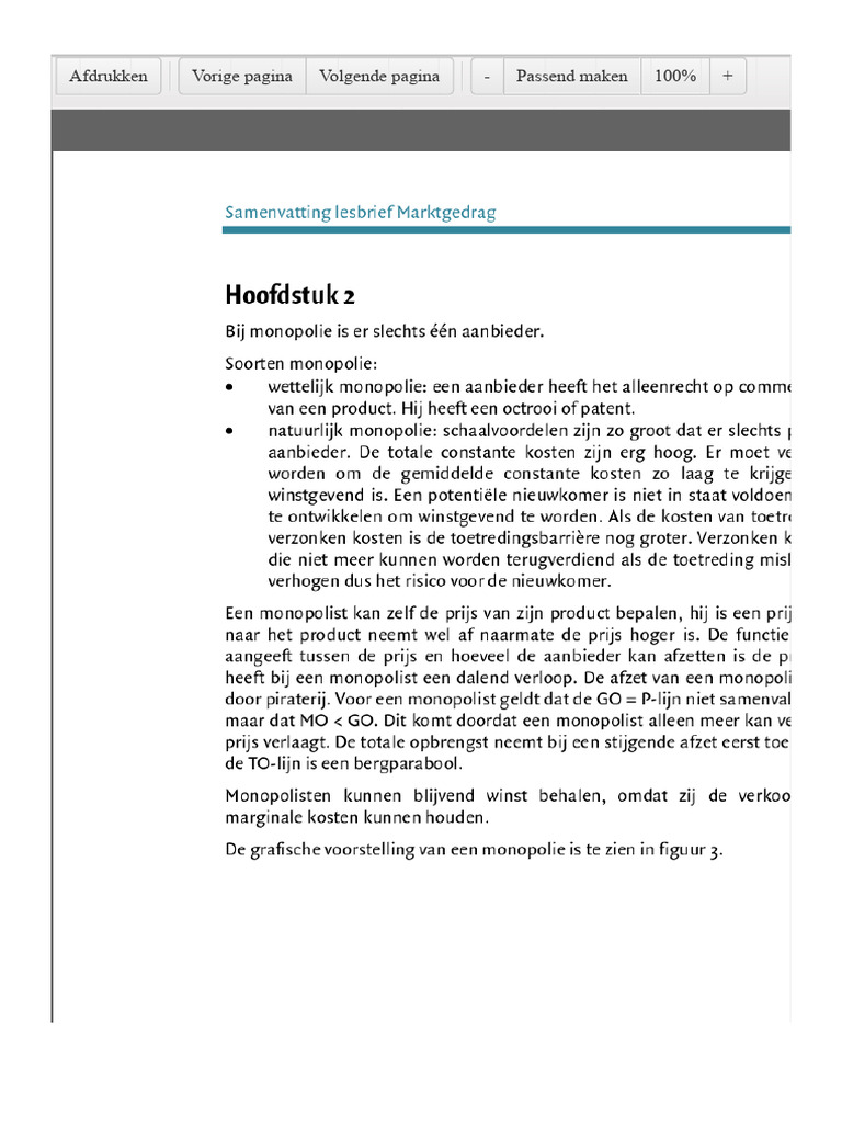 Marktgedrag h2 | PDF