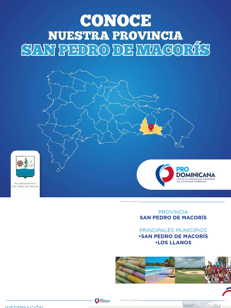 Información sobre San Pedro de Macorís | PDF | Sector privado | Economias