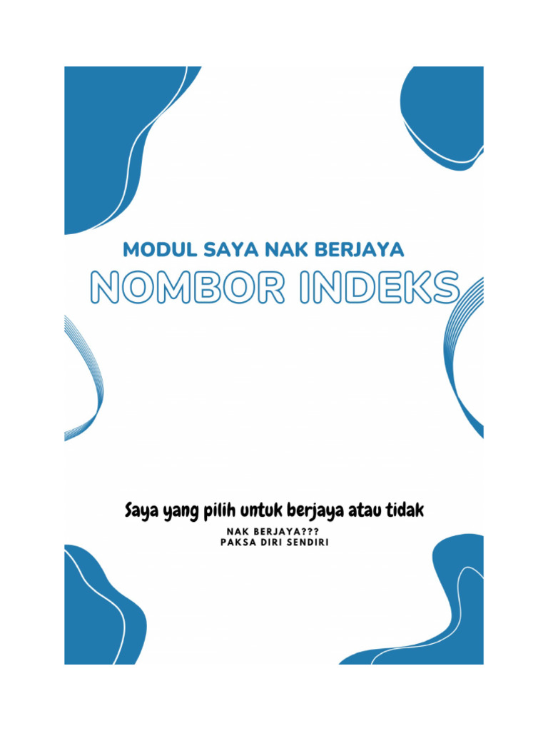 100 SOALAN INDEKS NOMBOR | PDF