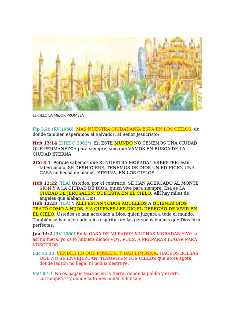 cielo nuestro hogar | PDF | Jesús | Cristo (título)