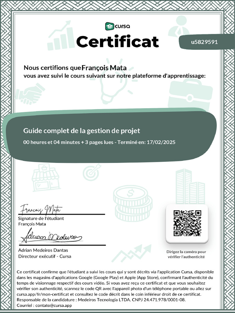 Certificat | PDF