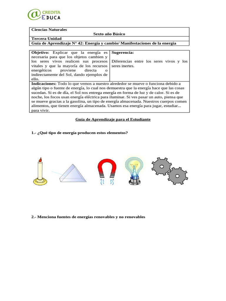 Ciencias 6°B G42 | PDF