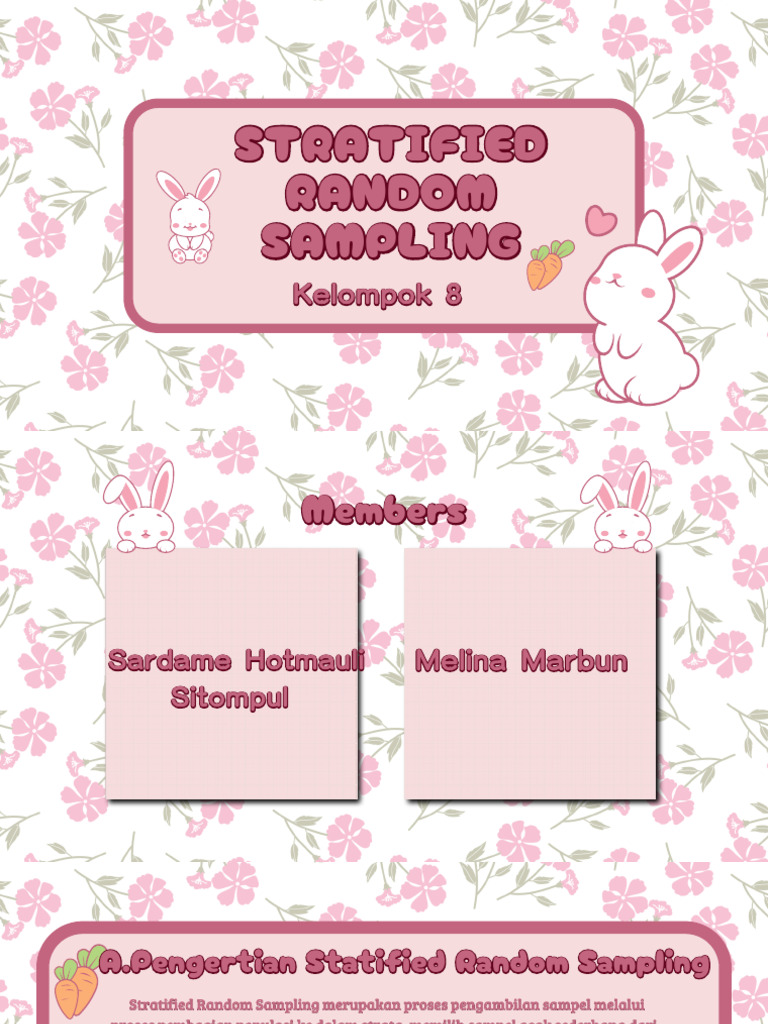 Stratified Random Sampling | PDF