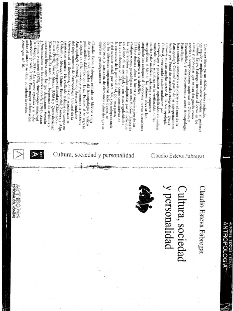 Esteva Fabregat Intro Libro | PDF