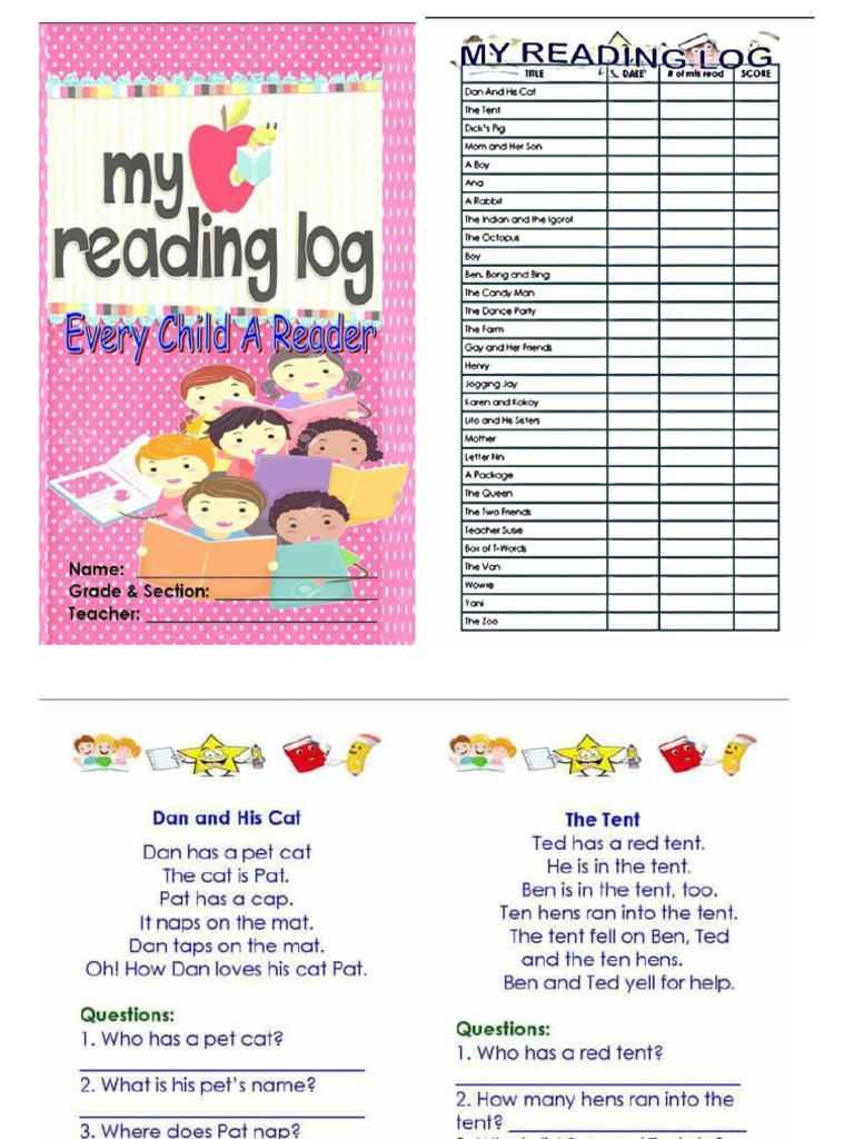 My Reading Log | PDF