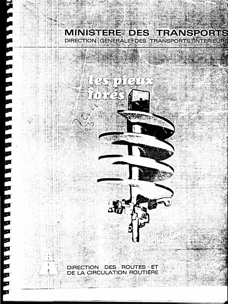 Les PieuX Forés | PDF