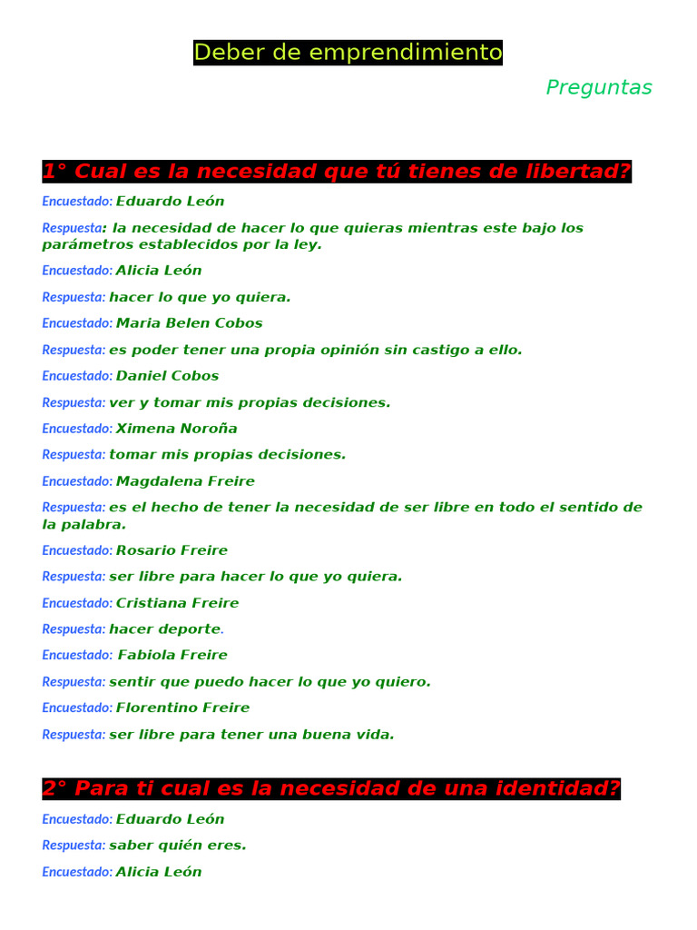 Deber de emprendimiento | PDF