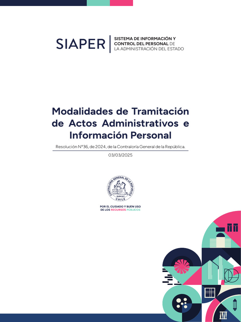 Siaper: Modalidades de Tramitación de Actos Administrativos e ...
