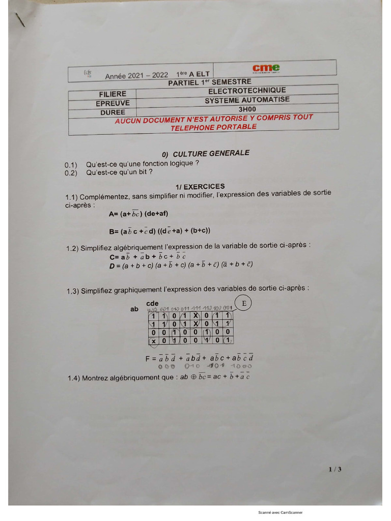 partiel 2020-2021 (2) | PDF