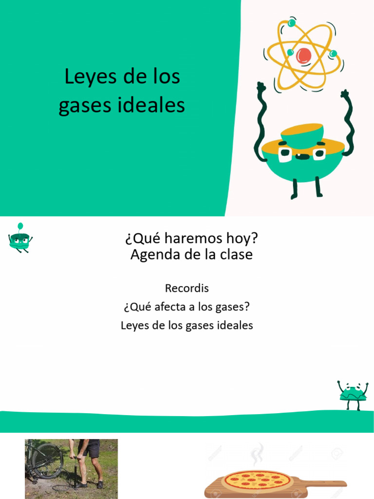 7° Leyes Gases Ideales PDF | PDF | Gases | Temperatura