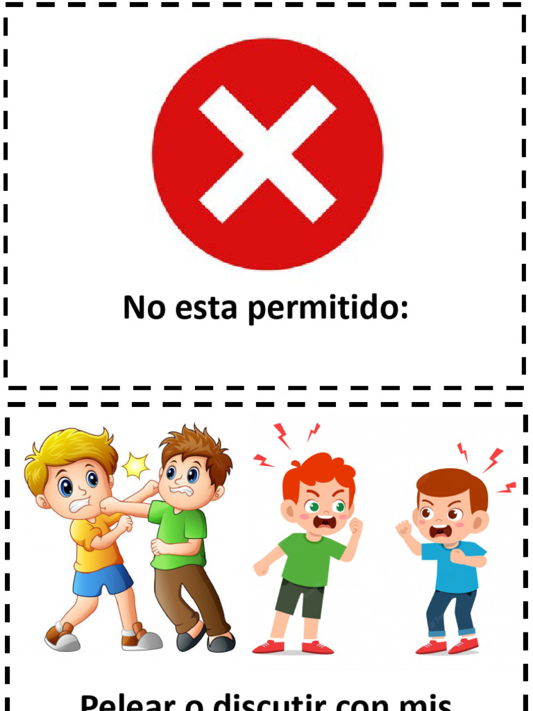 Reglamento Del Salon Con Dibujos | PDF