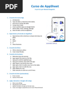 Manual AppSheet 2022 Actualizado | PDF | Bases de datos | Software de la aplicacion