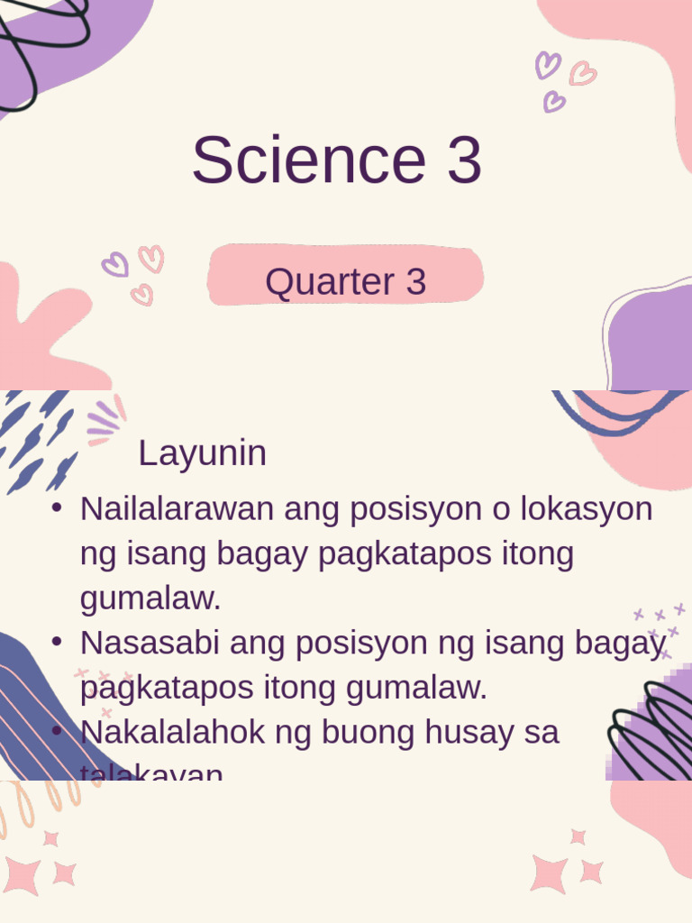 Science PPT Q3 Week 1 Day 2 | PDF