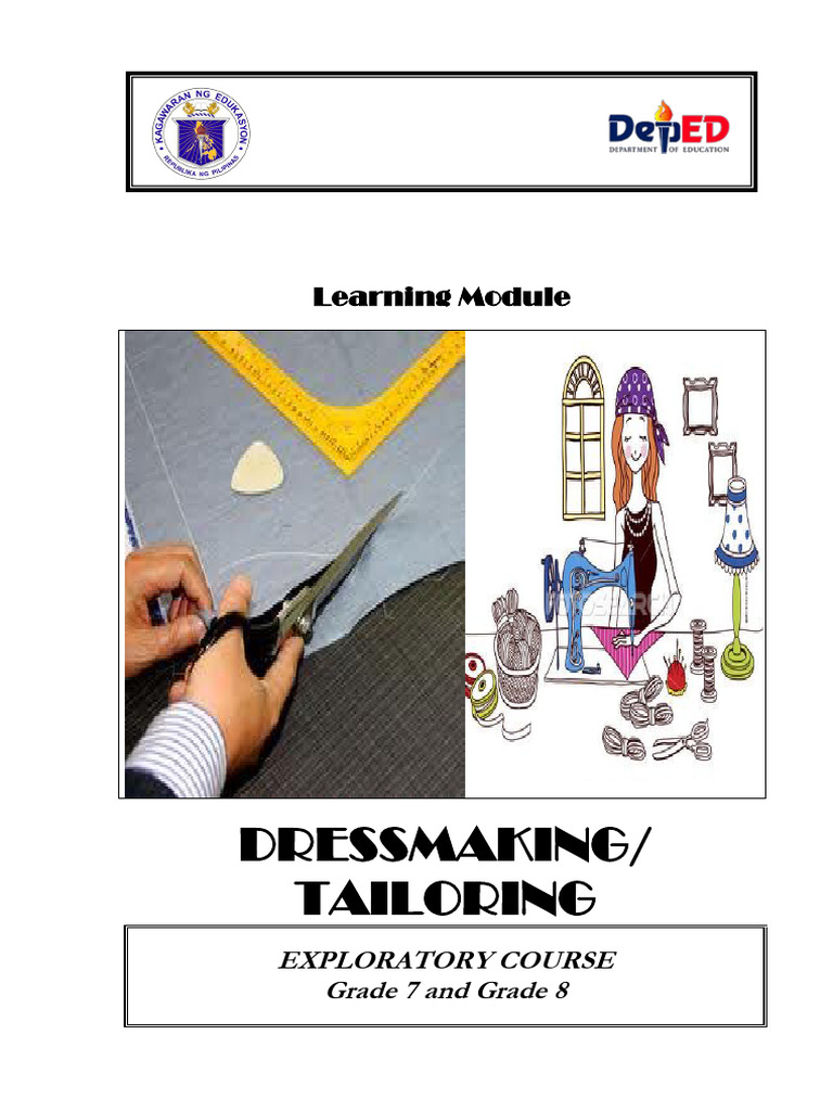 Dressmaking Tailoring LM | PDF | Sewing Machine | Sewing
