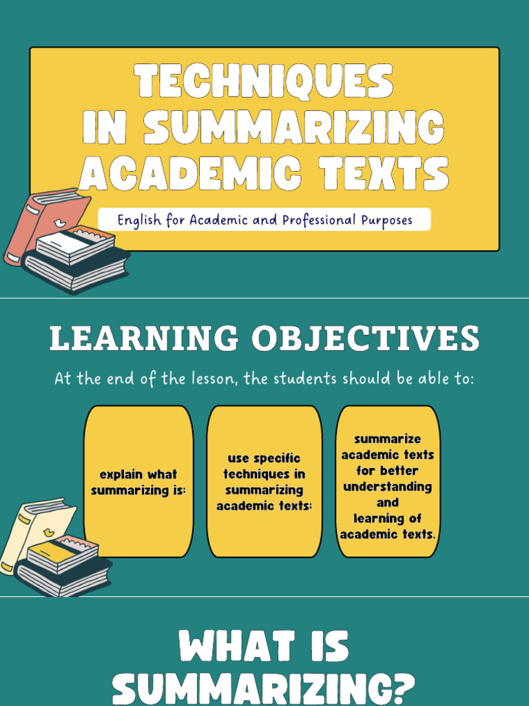 EAPP_Lesson-3_Summarizing | PDF | Corruption | Accountability
