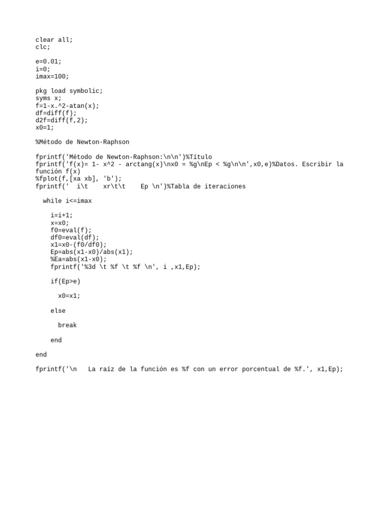 Newton Raphson | PDF