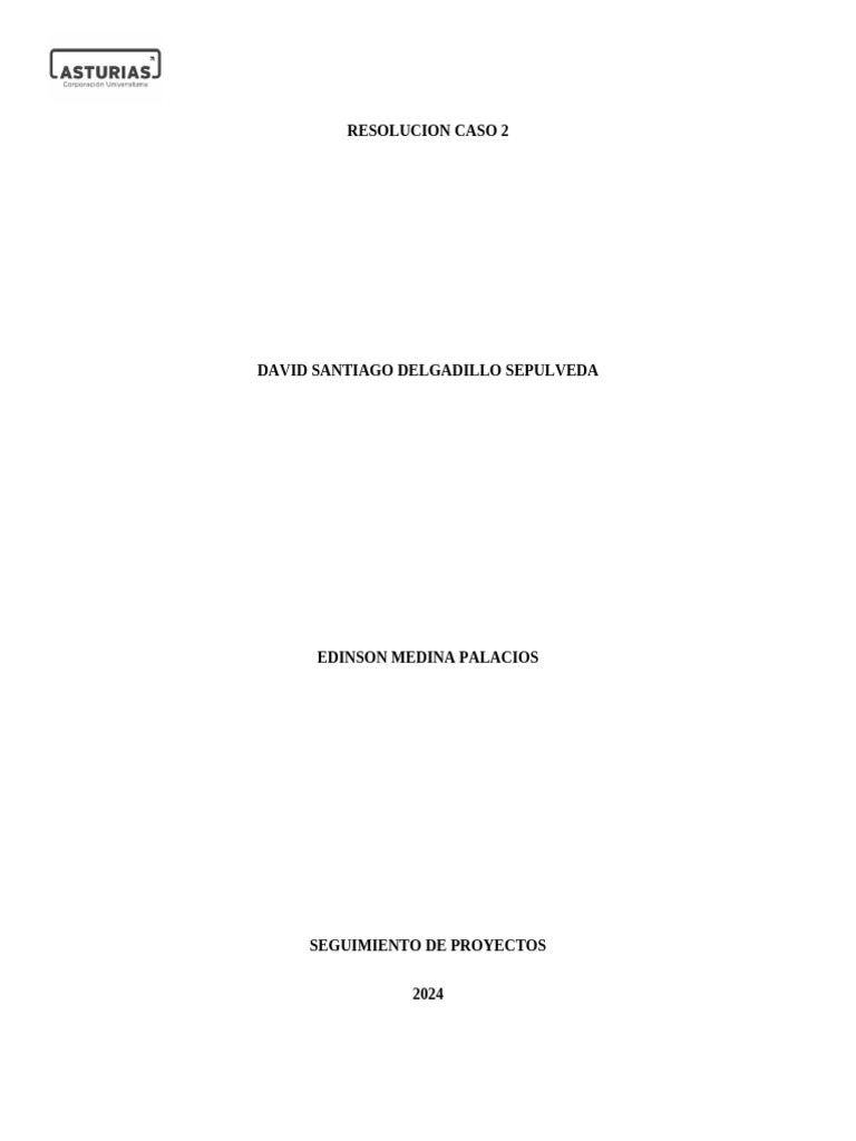 CASO PRACTICO No 2 David Delgadillo | PDF