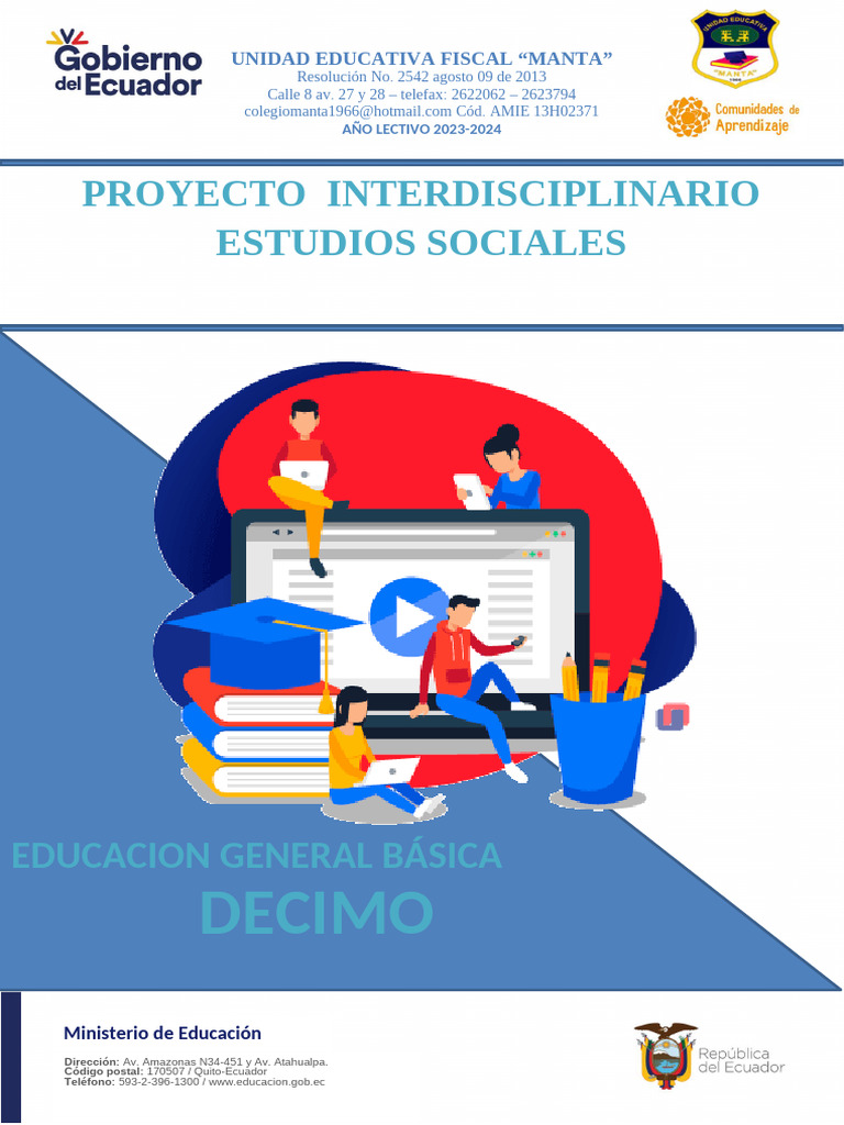 Proyecto de Estudios Sociales Decimo | PDF | America latina