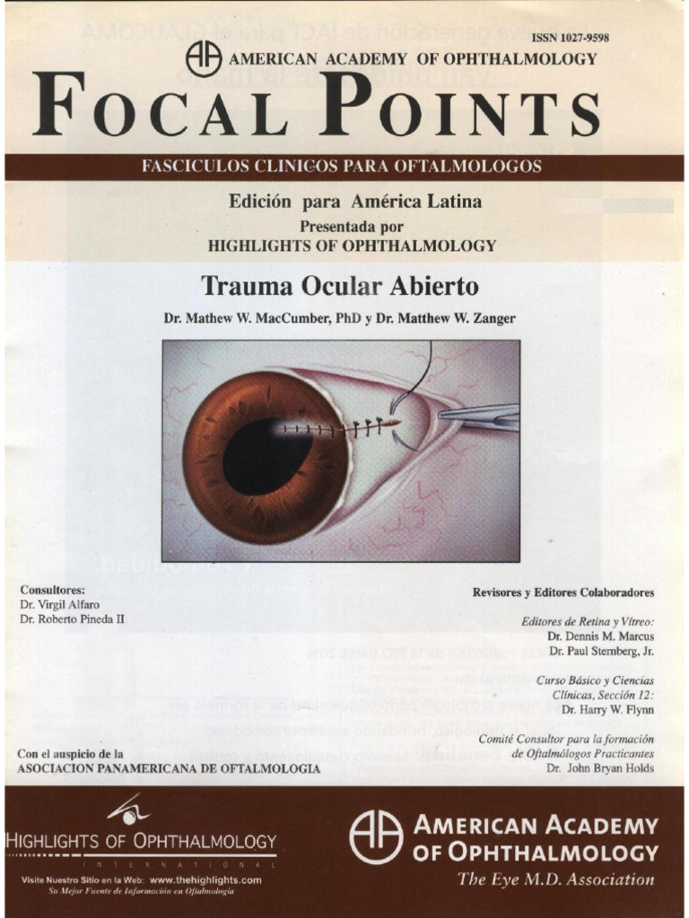 Trauma Ocular | PDF