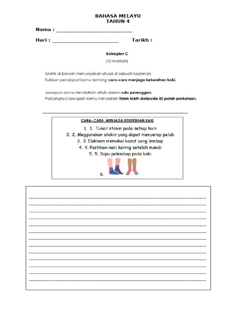 Karangan Pendapat BM Tahun 4 | PDF