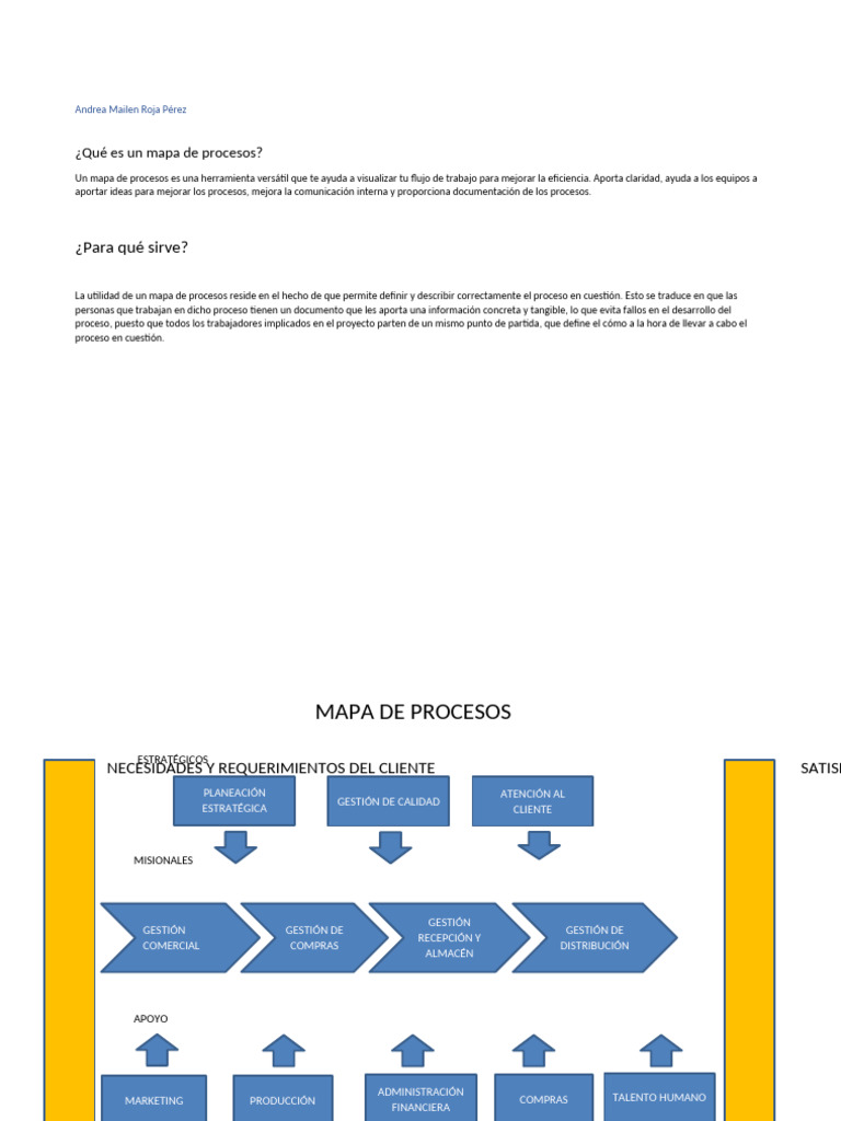 Mapa de Procesos: Mejora tu Eficiencia | PDF