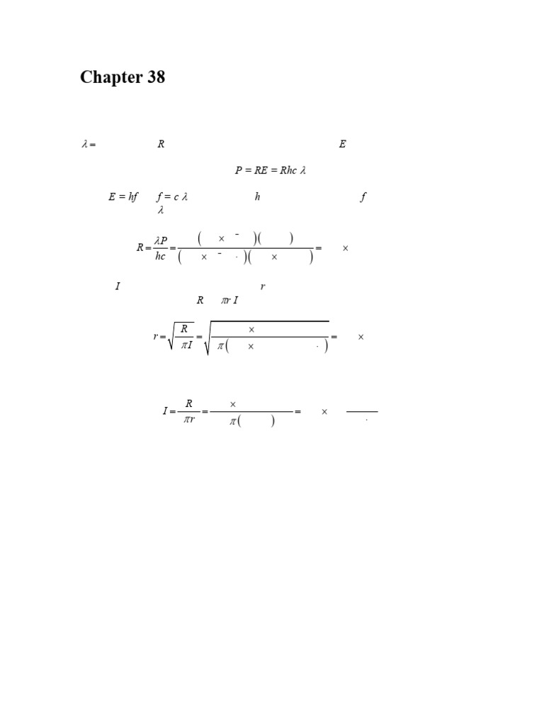 ch38 | PDF | Electronvolt | Photon