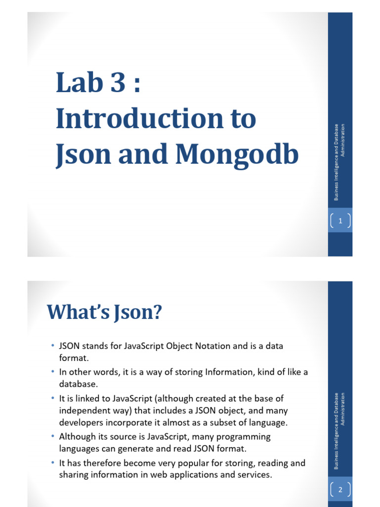 LAB 3__MongoDB_Setup | PDF | Json | No Sql