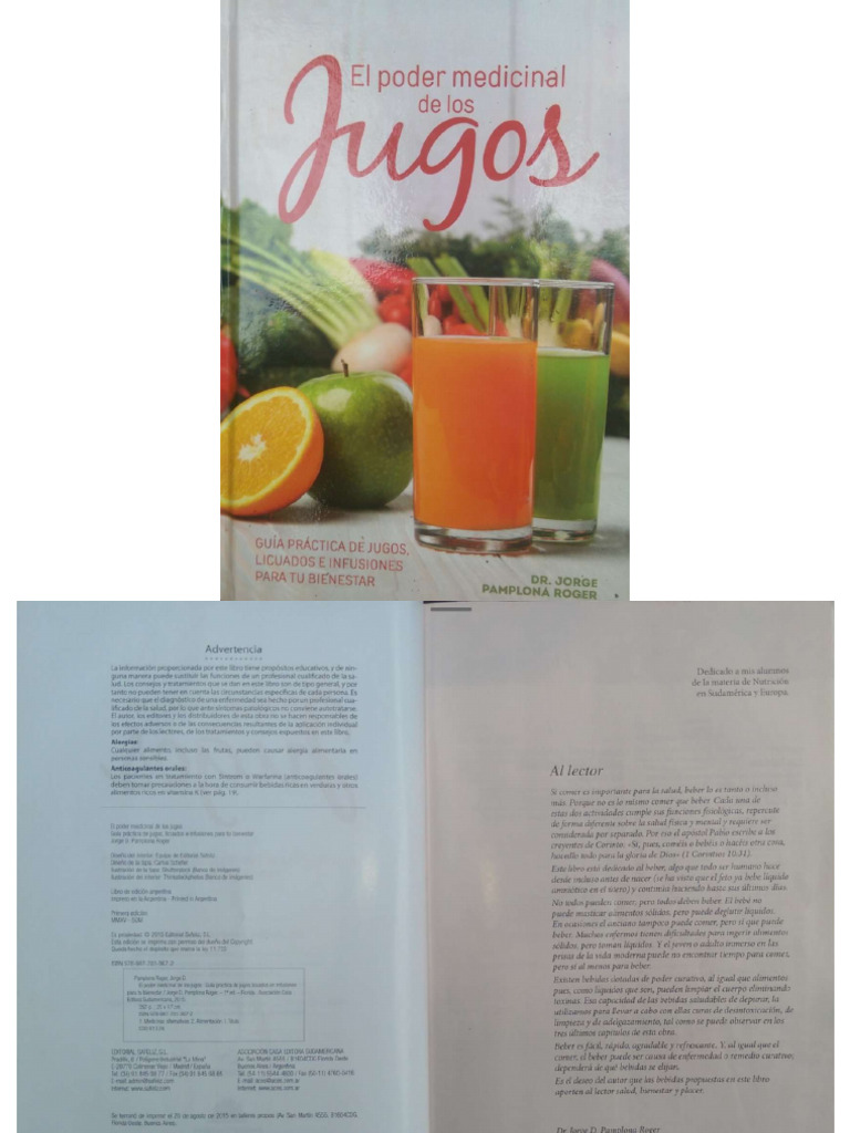 El Poder Medicinal de Los Jugos Pamplona | PDF