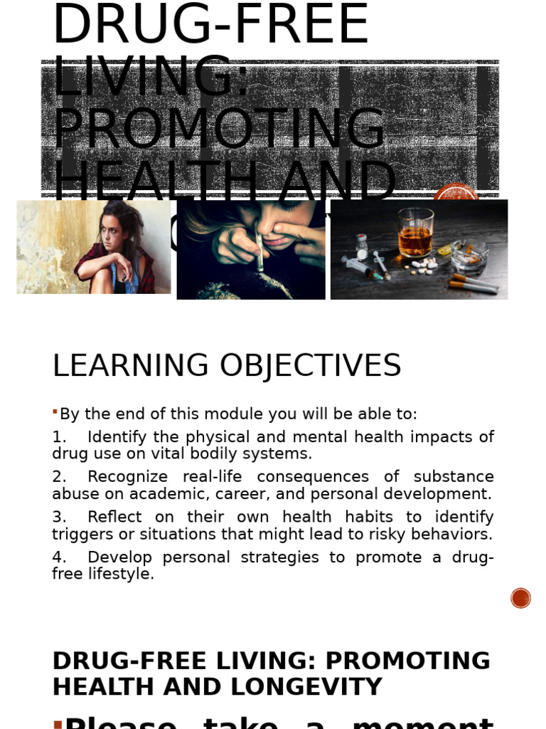 Drug-Free Living (1) | PDF | Substance Abuse | Cannabis (Drug)