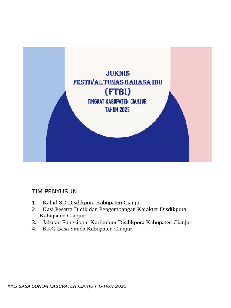 Juknis Ftbi Kab 2025 Baru | PDF
