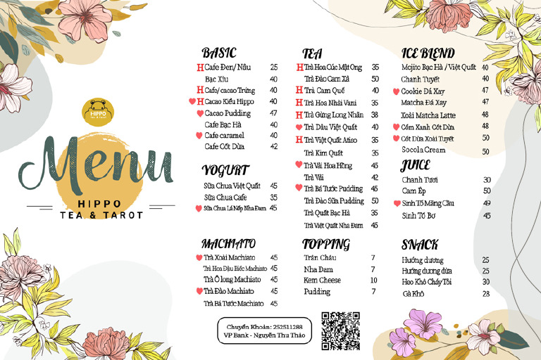 Menu Hippo Ver 2 | PDF