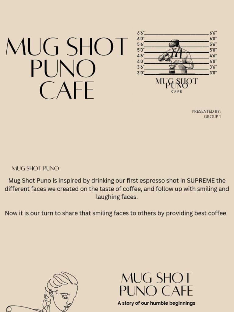 MUG SHOT PUNO Cafe Presentation 1 | PDF | Drink | Coffee