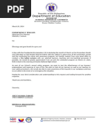 Request Letter For BFP Fire Drill Training Litlit | PDF