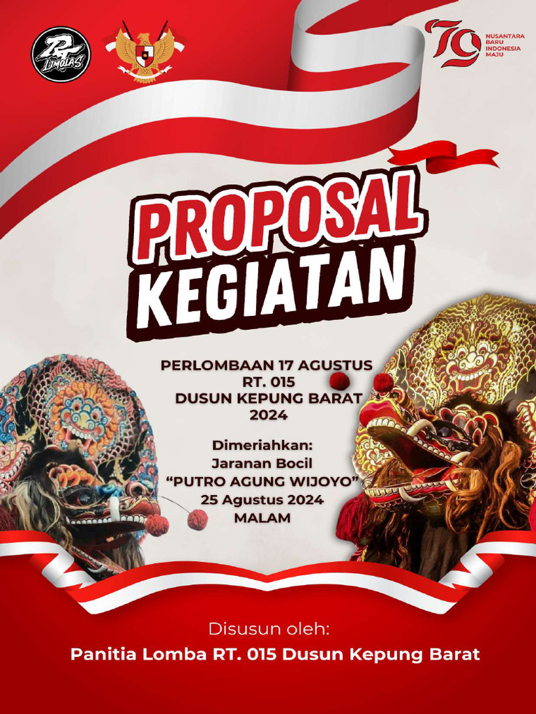Proposal Peringatan HUT RI ke-79 RT 015 | PDF