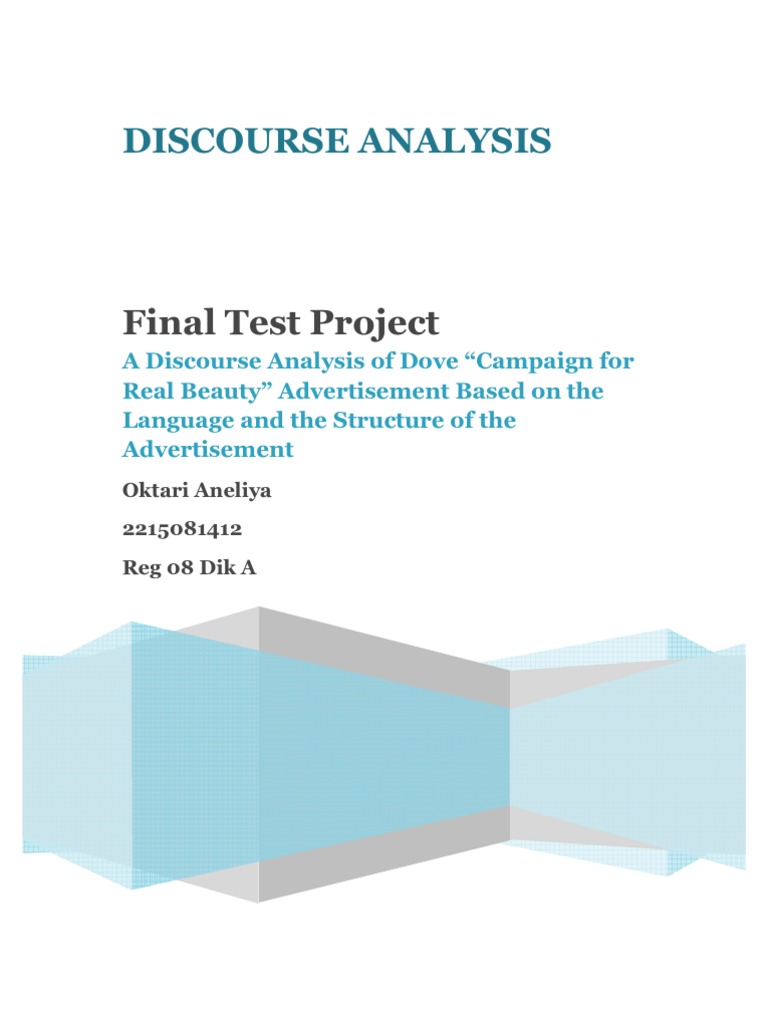 Discourse Analysis of Advertisement | PDF | Advertising | Body Image