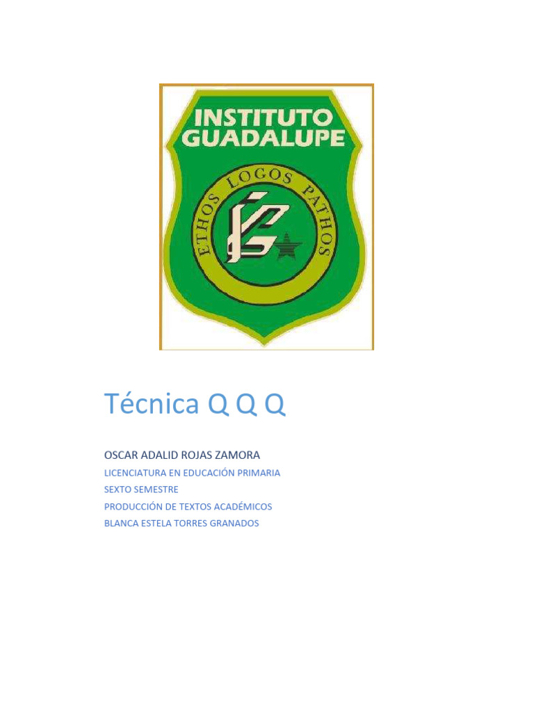 Tecnica Q Q Q | PDF