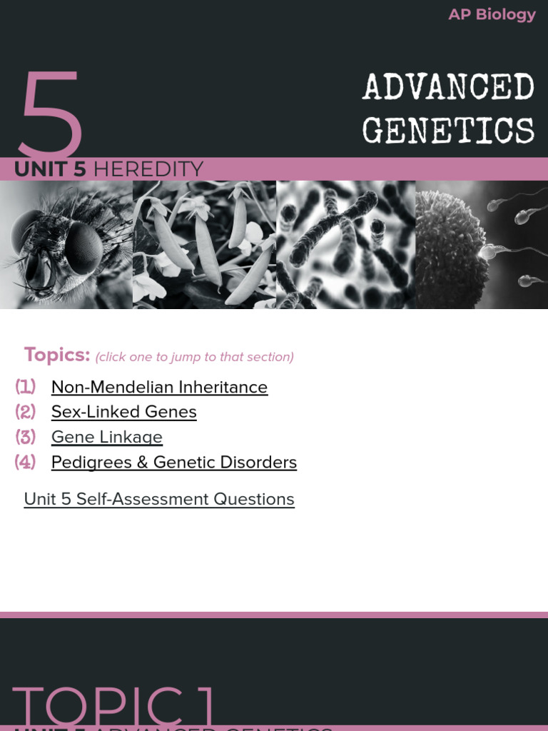 Unit 5-Part 2 Advanced Genetics 23 | PDF | Dominance (Genetics ...