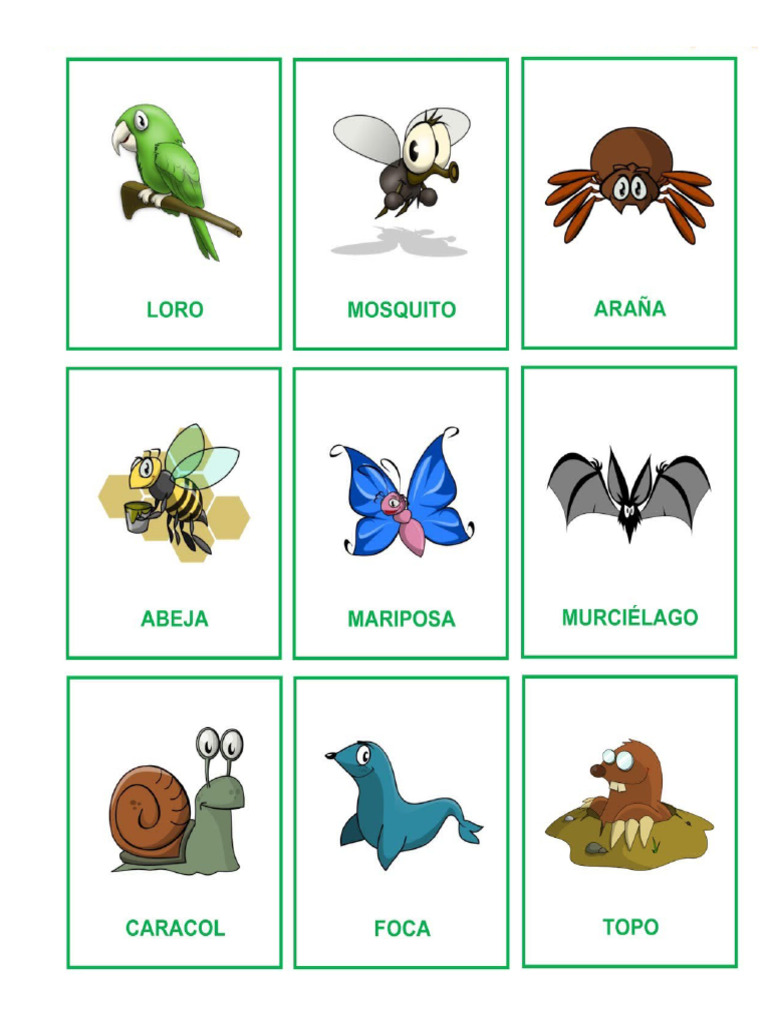 Memorama de Animales | PDF