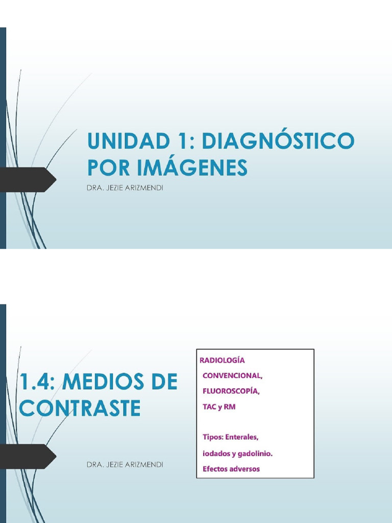 _PDF UNIDAD 1.4 Medios de Contraste | PDF