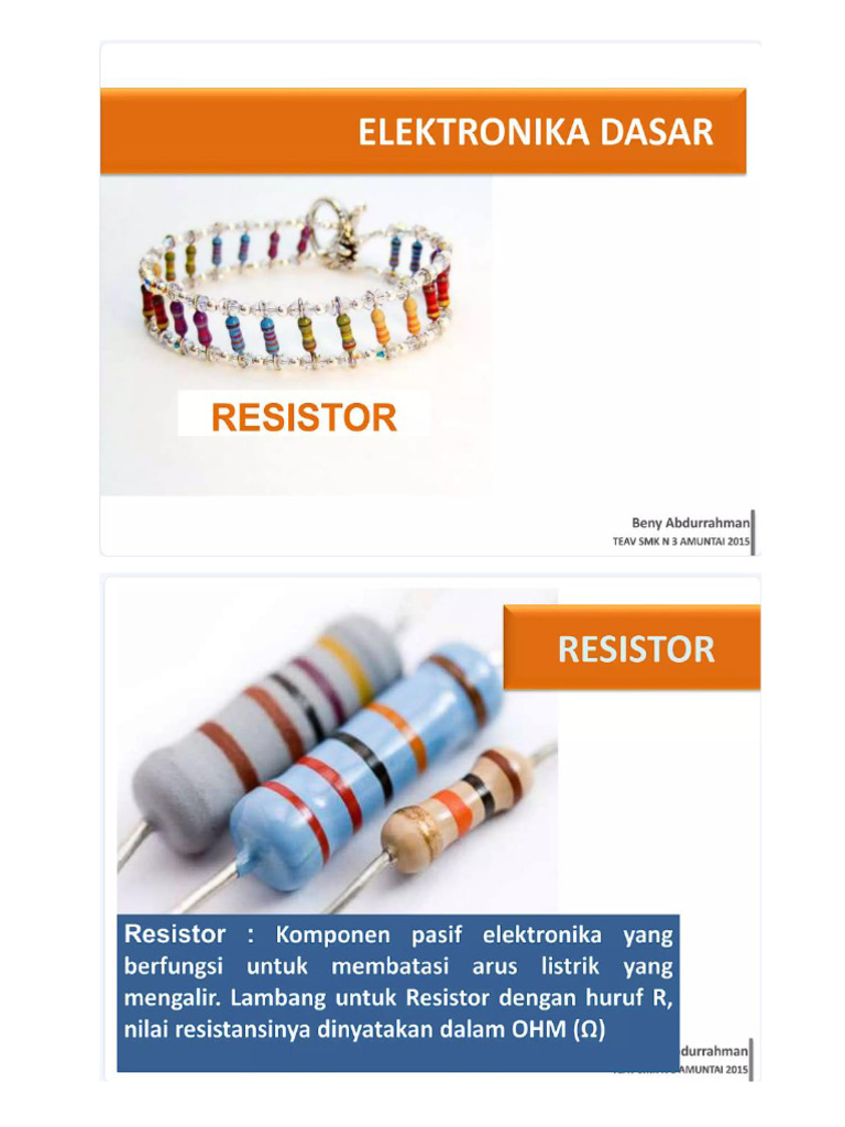 Materi Resistor | PDF