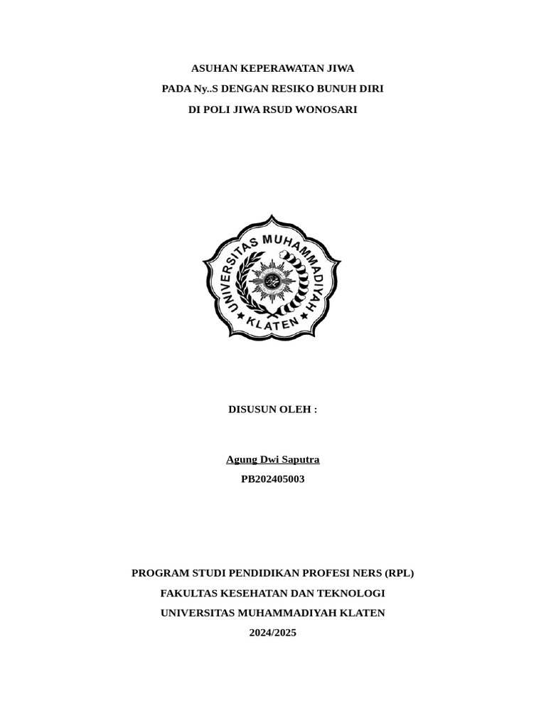 ASKEP JIWA Poli | PDF