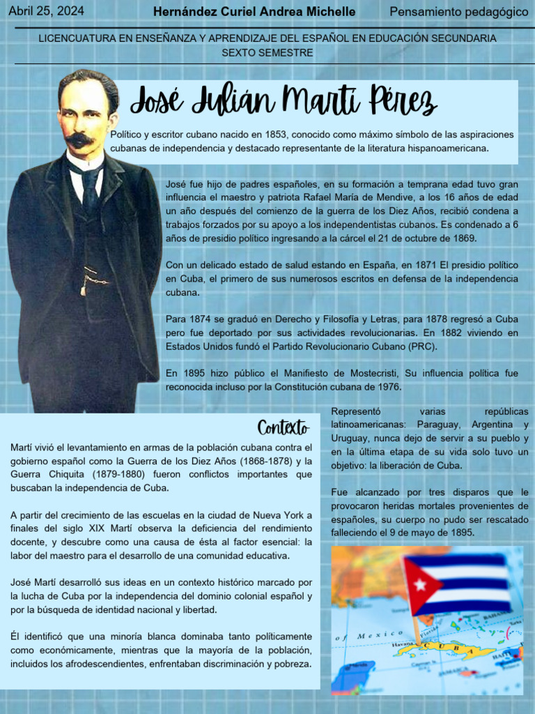 3 Jose Marti | PDF | Cuba | Plan de estudios