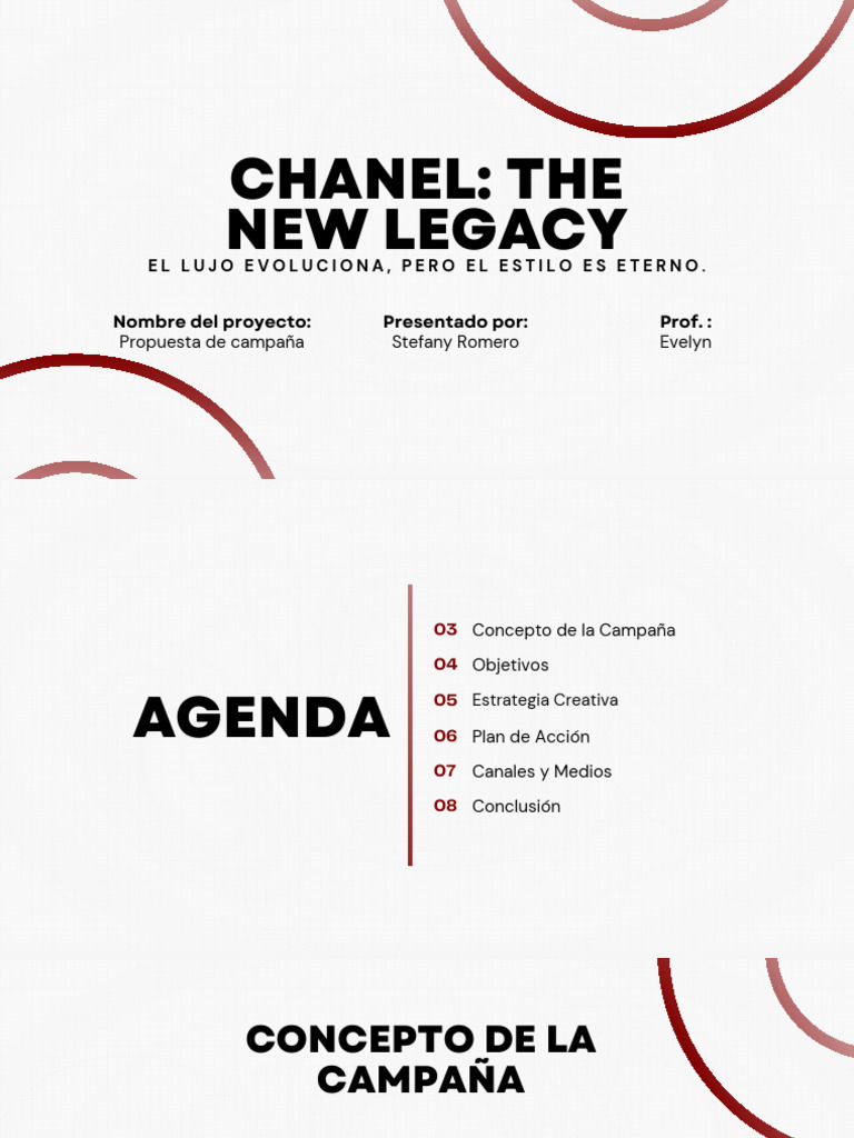 Campaña Chanel: Nuevo Legado Luxe | PDF | Marca