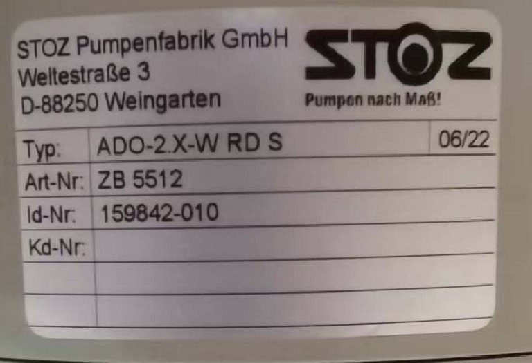 Name plate-ADO-2.X-W RDS | PDF