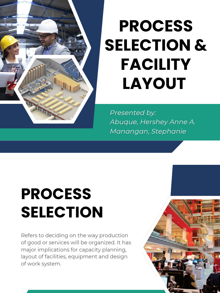 Process Selection And Facility Layout Guide Pdf Production And