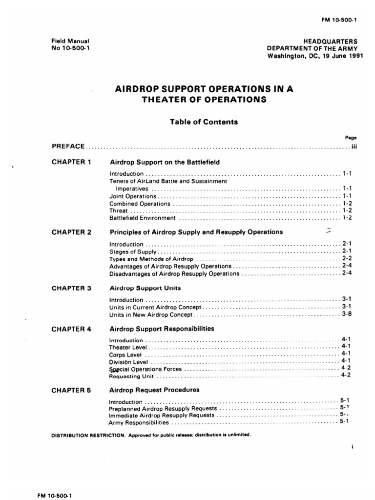 FM - 10 500 1 | PDF | United States Air Force | Military Science